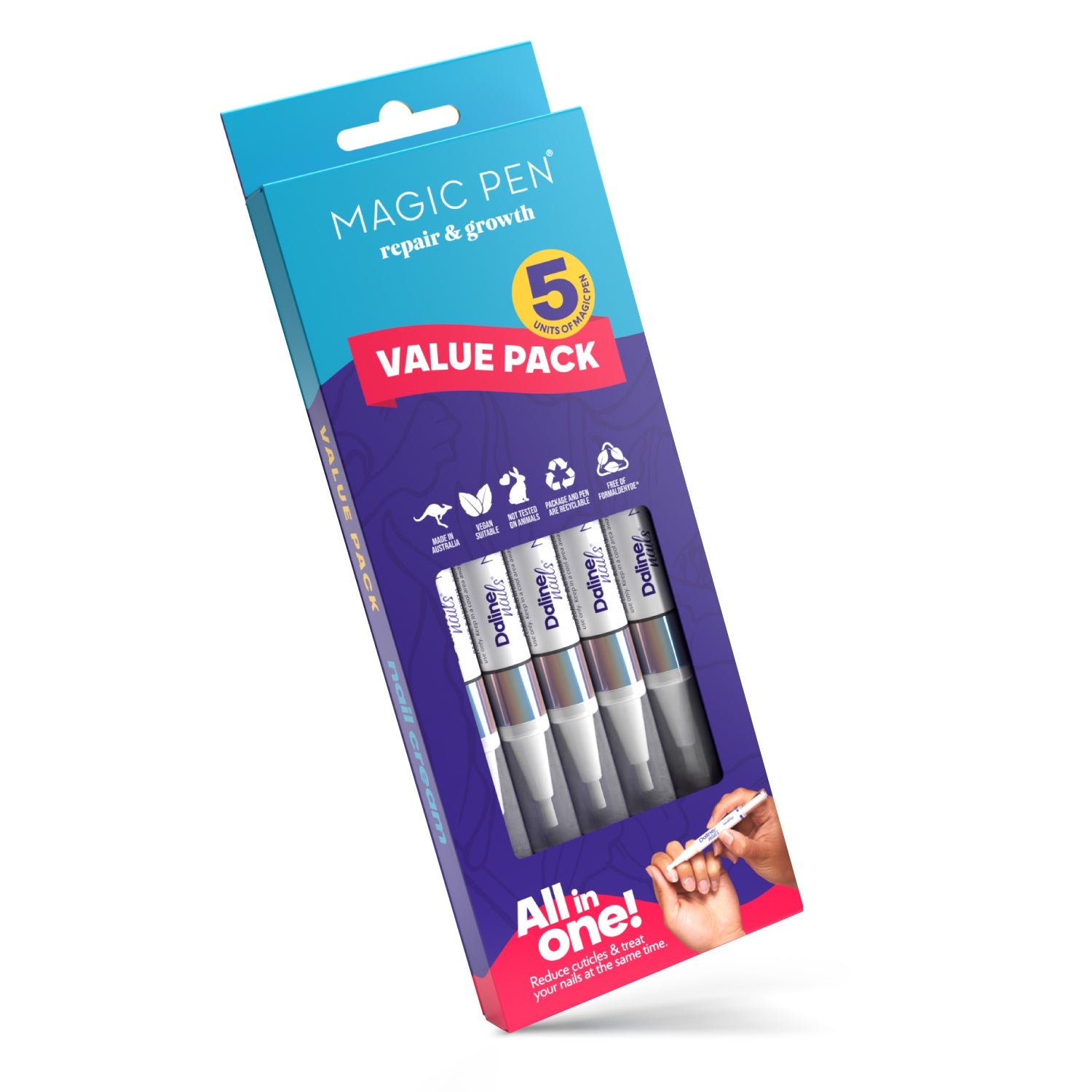Buy 3 Get 2 FREE - 5 pens – Daline Nails